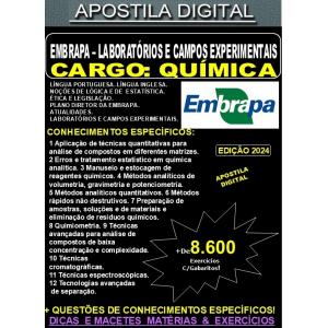 APOSTILA EMBRAPA 2024 - GRÁTIS PROVA ANTERIOR RESOLVIDA E COMENTADA ...
