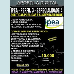 APOSTILA CONCURSO IPEA 2023 | Editora Multimídia