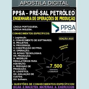 APOSTILA CONCURSO PPSA 2025 - GRÁTIS PROVA ANTERIOR RESOLVIDA ...