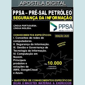 APOSTILA CONCURSO PPSA 2025 - GRÁTIS PROVA ANTERIOR RESOLVIDA ...