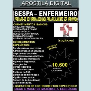 APOSTILA CONCURSO SESPA 2023 | Editora Multimídia